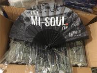 China Customized New Design Hand Fans Plastic Advertising Fan Plastic Folding Hand Fan for sale