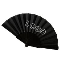 China Hot Sale Foldable Plastic Fan Colorful Bone Custom Fan Cheap Event Supplies/Summer Cooling Fan for sale