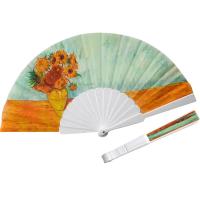 China Personalized Folding Hand Fan Classic Paintings Plastic Hand Fan Custom for sale