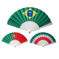 China 2024 Factory Price Hand Fan New Promotional  Satin and Paper Hand Fan Plastic Fan for sale