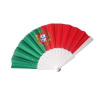 China Wholesale Advertising Custom Printed Hand Held Fan Plastic Nylon Bamboo Wedding Foldable Hand Fan for sale