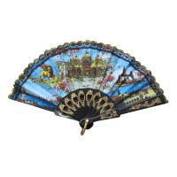 China High Quality Advertising Plastic Hand Fan Personalized Custom Printing Portable Folding Recycled Plastic Hand Fans for sale