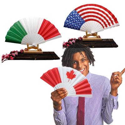 China Customized Promotion Advertising Display Fan Plastic Plain Paper Hand Fan for Business Gift for sale