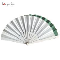 China Customized Promotion Advertising Display Fan Plastic Plain Paper Hand Fan for Business Gift for sale