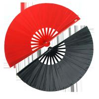China Wholesale Factory Price Handheld Fan Large Rave Clack Fans Bamboo Kungfu Fan for sale