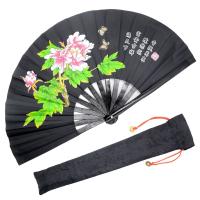 China Factory Price 13 Inch Fabric Large Rave Fans Different Colors Rave Fan Custom for sale