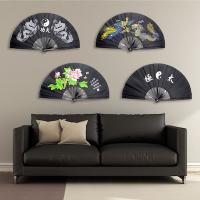 China Factory Price 13 Inch Fabric Large Rave Fans Different Colors Rave Fan Custom for sale