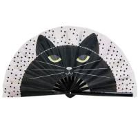 China [I AM YOUR FANS]sufficient Stock!  Hot Selling Large Folding Hand Kungfu Fan Shiny Holding Hand Fan for sale