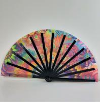 China [I AM YOUR FANS]sufficient Stock!  Hot Selling Large Folding Hand Kungfu Fan Shiny Holding Hand Fan for sale