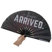 China [I AM YOUR FANS]sufficient Stock!  Large Folding Hand Rave Kungfu Fan Colorful Holding Hand Fan for sale