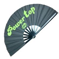 China [I AM YOUR FANS]sufficient Stock!  Large Folding Hand Rave Kungfu Fan Colorful Holding Hand Fan for sale