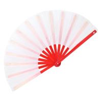China [I AM YOUR FANS] Personalized Uv Print Clack Kung Fu Hand Fan Large Bamboo Folding Fans for sale