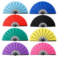 China [I AM YOUR FANS] Personalized Uv Print Clack Kung Fu Hand Fan Large Bamboo Folding Fans for sale