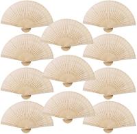 China Wholesale Wedding Wood Hand Fan  for Wedding Gift Carved Folding Fragrance Wood Hand Fan Wedding Fan for sale