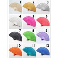 China [I AM YOUR FANS]in Stock! Custom China 15 Colors Abanicos De Mano Wood Folding Hand Fan for sale