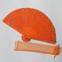 China [I AM YOUR FANS] Hot Selling Sandalwood Fans No Fragrance Wood Fan With Box/Bag for sale