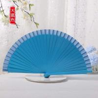 China Wholesale Hotel Wedding Souvenir Bamboo Handheld Fan Custom Wooden Hand Fan for sale