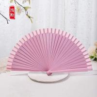 China Wholesale Hotel Wedding Souvenir Bamboo Handheld Fan Custom Wooden Hand Fan for sale