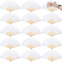 China Wholesale Portable Bamboo Fan 23Cm Home & Wedding Decoration Bamboo Fan Craft Folding Fan for sale