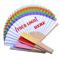 China Wholesale Portable Bamboo Fan 23Cm Home & Wedding Decoration Bamboo Fan Craft Folding Fan for sale