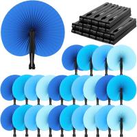 China Foldable Wedding Hand Fans Wedding Decoration Gift Multicolor Paper Fans Wedding for Guests for sale