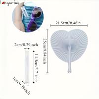 China Custom Heart/Round Solid Color Hand Fan Clappers - Wedding Party Favors Factory Direct Price for sale