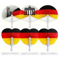 China Factory Price Sublimation Fans Blanks Handheld Single Sided Paddles Fan for DIY Wedding Crafts Heart for sale