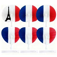 China Decorative Paper Folding Fans Folding Custom Paper Accordion Fans Include Heart Shaped Round Shaped for Bridal Shower Dancing for sale