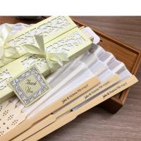 China [I AM YOUR FANS] Order Directly White Wedding Gifts Favor 15 Colors Silk Hand Fan Wedding Fan for sale