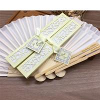 China [I AM YOUR FANS] Order Directly White Wedding Gifts Favor 15 Colors Silk Hand Fan Wedding Fan for sale