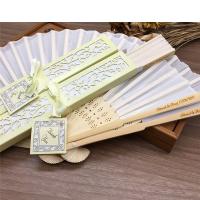 China [I AM YOUR FANS] Order Directly White Wedding Gifts Favor 15 Colors Silk Hand Fan Wedding Fan for sale