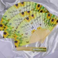 China [I AM YOUR FANS] Spot Sale MOQ 10PCS Portable Hand Fan Folding Bamboo Fans for Wedding for sale