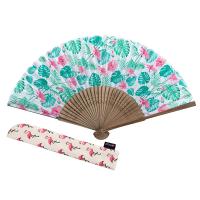 China Portable Personalized Folding Fan 21cm Bamboo Hand Folding Fan for Handcrafts Gift for sale