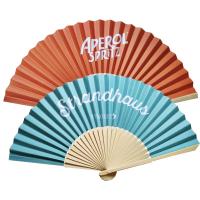 China Wholesale Chinese Custom Bamboo Printed Fabric Bamboo Fan Folding Paper Fan Hand Fan for Favors Gift for sale