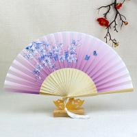 China I AM YOUR FANS Best Selling Factory Price Folding Wedding Silk Hand Fan for Chinese Silk Fan for sale