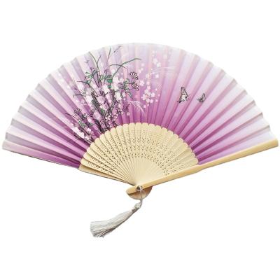 China I AM YOUR FANS Best Selling Factory Price Folding Wedding Silk Hand Fan for Chinese Silk Fan for sale