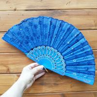 China [I AM YOUR FANS]Hot Selling 9inch/23CM L Classic Gitana Hechicera Dance Hand Fan White Wedding Hand Fan  27colors for Choice for sale