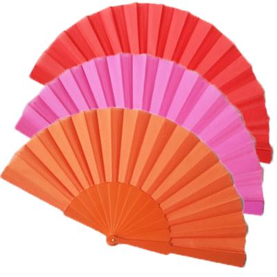 China Hot Selling Business Gift Custom Folding Fan Pp Plastic Foldable Hand Fan for sale