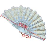 China [I AM YOUR FANS] Wholesale Folding Fan Hand Held Dance Fans Plastic Hand Fan for Dancing for sale