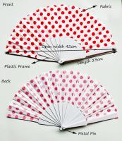 China [I AM YOUR FANS]Personalized Pp Plastic Ribs Lace Fan Hand Held Fans for Wedding for sale