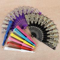China [I AM YOUR FANS]Personalized Pp Plastic Ribs Lace Fan Hand Held Fans for Wedding for sale