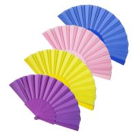 China Personalized Plastic Fan 23 Cm Sublimation Hand Fans Plastic in Stock for sale