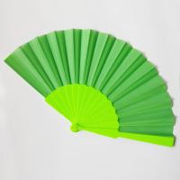 China Hot Selling 23cm *42 cm Portable Folding Fan Plastic Hand Fan Custom Printed for sale
