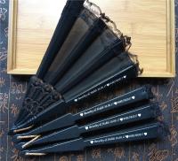 China [I AM YOUR FANS] Sufficient Stock! Spanish Style Laced Print Name Date Plastic Frame Silk Hand Folding Lace Fan for sale