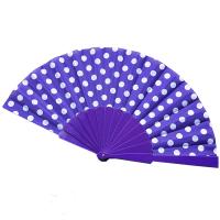China [i Am Your Fans] Sufficient Stock!spanish Style Polka Dot  Flamenco Dance Dress Wedding Hand Fan for sale
