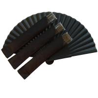 China Customize Flower Edge Wedding Favour Fans Silk Fan Folding Bamboo Hand Fans With Tassels for sale