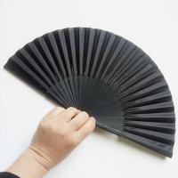 China [I AM YOUR FANS] Chinese Style Black Vintage Hand Fan Folding Fans Dance Wedding Party Favor New-Arrivals for sale