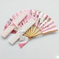 China [I AM YOUR FANS ]2023 Hot Sale Chinese Bamboo Fabric Handmade Folding Hand Fans for sale