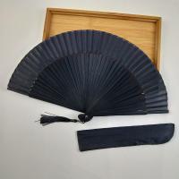 China High Quality Personalized Japanese Bamboo Silk Hand Held Fan Bamboo Hand Fan With Flowers for sale