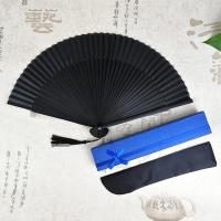 China High Quality Personalized Japanese Bamboo Silk Hand Held Fan Bamboo Hand Fan With Flowers for sale